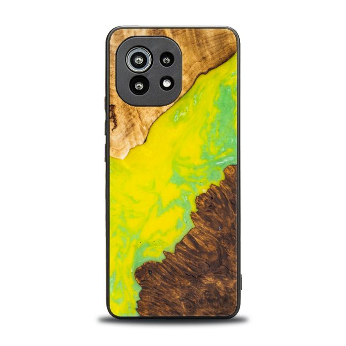 SYNERGY#A12 Xiaomi Mi 11 lite / 5G / 5G NE Handyhülle aus Harz und Holz