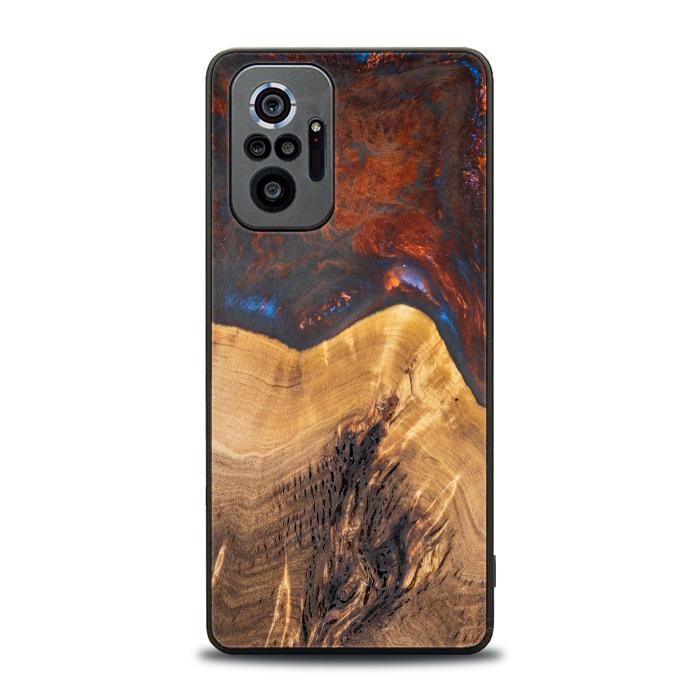 SYNERGY#A21 Xiaomi REDMi Note 10 Pro Handyhülle aus Harz und Holz